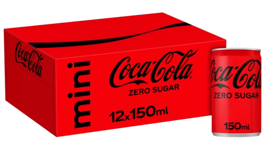 Frisdrank Coca Cola zero blik 150ml | JIP SNEL